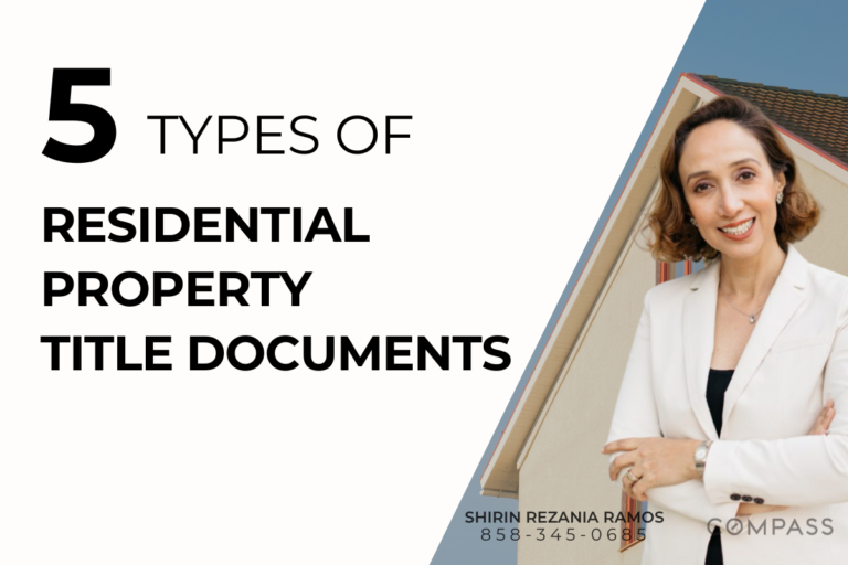 5 Types of Residential Property Title Documents – Shirin Rezania Ramos ...